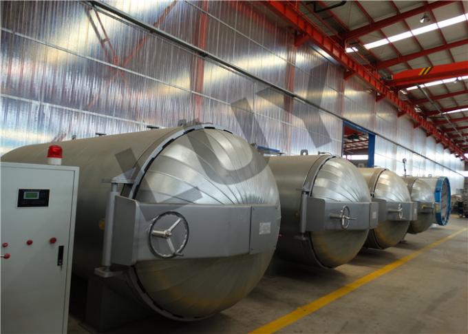 High Configuration Rubber Curing Autoclave With Double Safety Interlocking