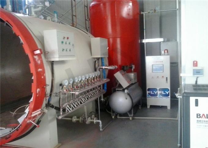 Full Automatic Composite Curing Autoclave Pressure And Temperature ...